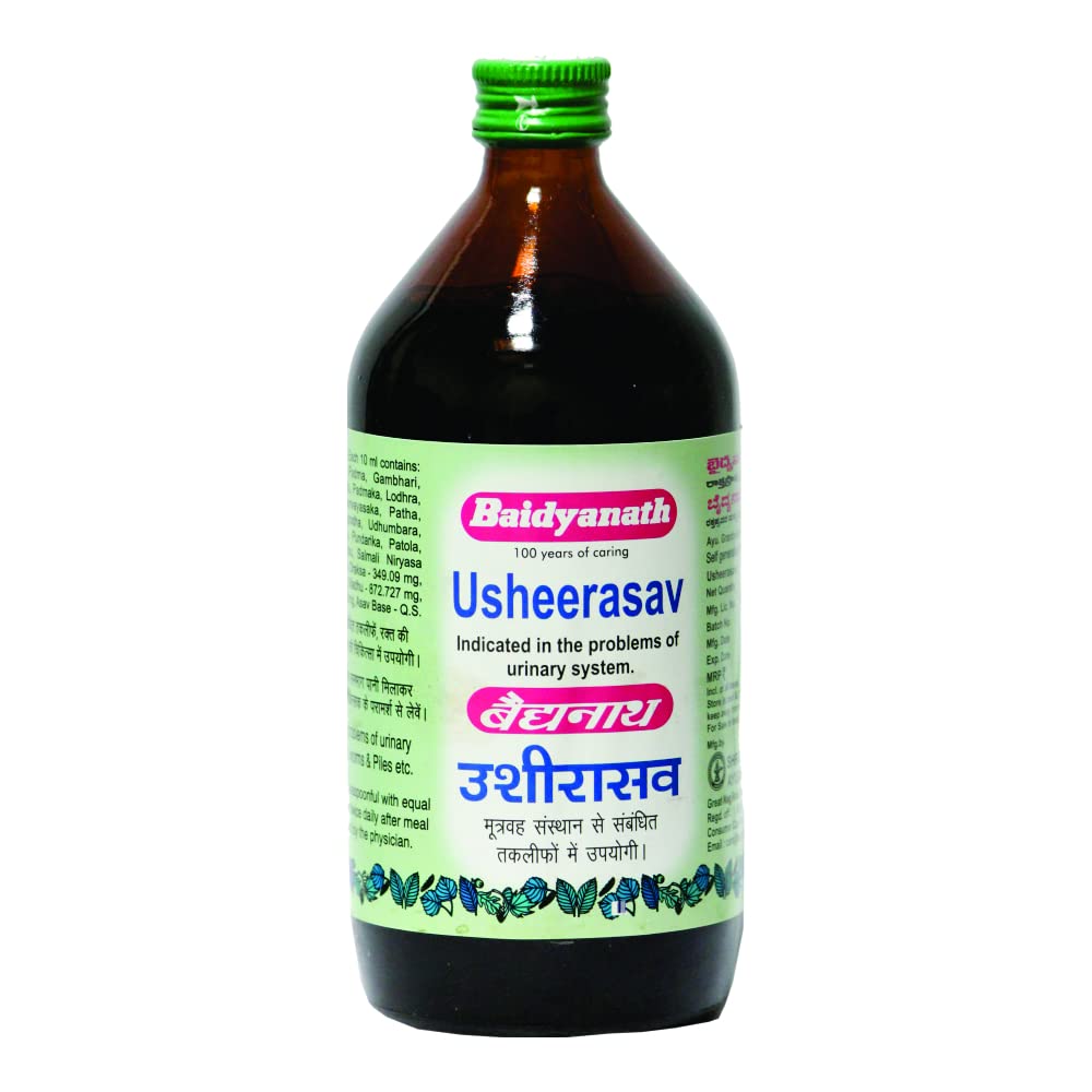 Buy Baidyanath Asli Ayurved Usheerasav Syrup | Useful in Urinary System ...