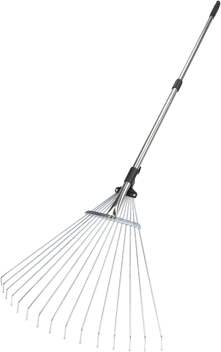 Amazon.com : Gabasinover , Rake Extension Pole Attachment // Adjustable ...