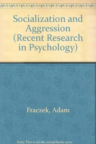 Amazon.com: Socialization and Aggression (Recent Research in Psychology ...