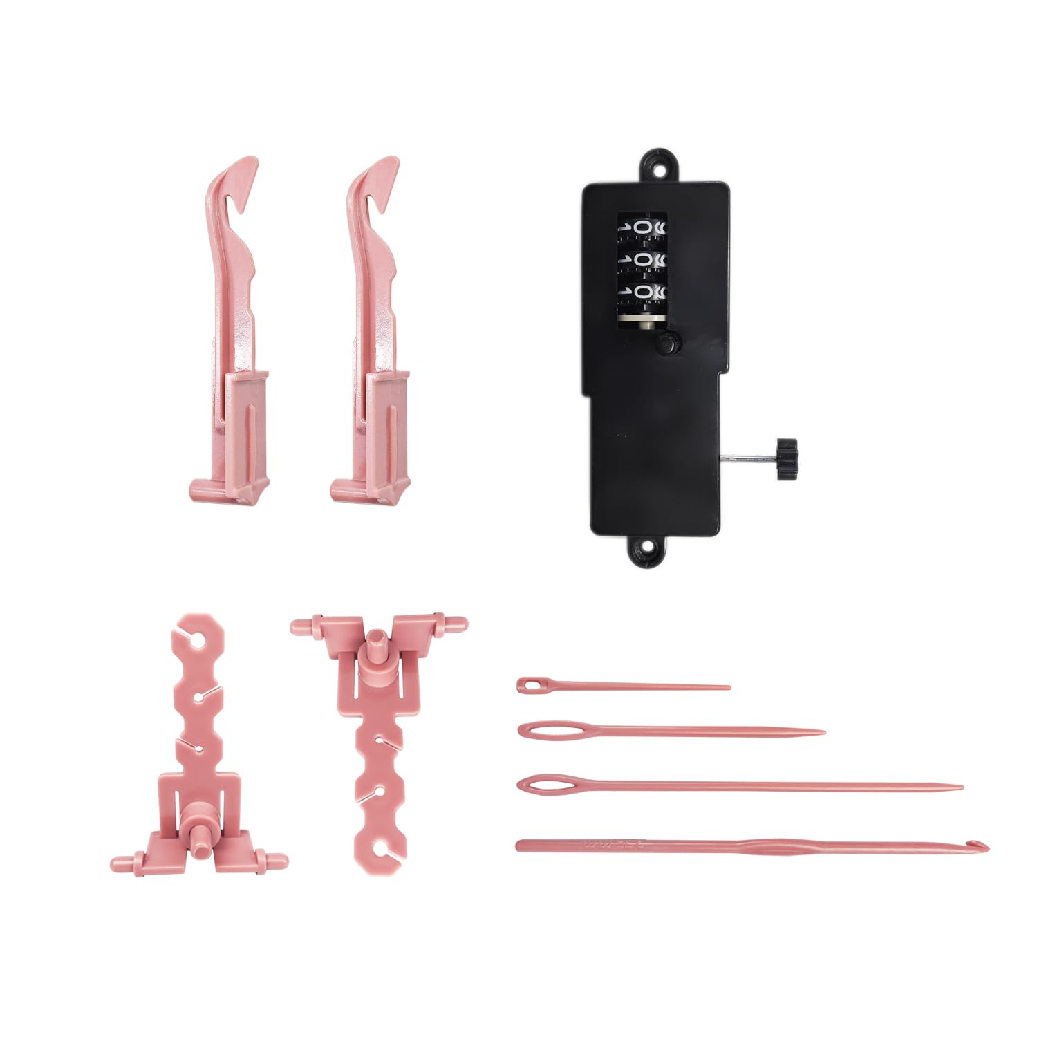 Snapklik.com : Set Of 48 Needles Accessory 9 Pcs Knitting Machine ...