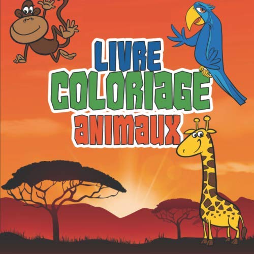 Amazon.com: Livre coloriage animaux: cahier de coloriage animaux enfant ...