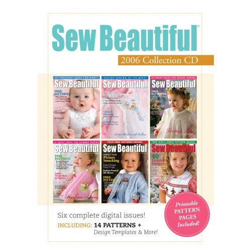 Amazon.com: Sew Beautiful 2006 Collection Cd: Sew Beautiful Magazine ...