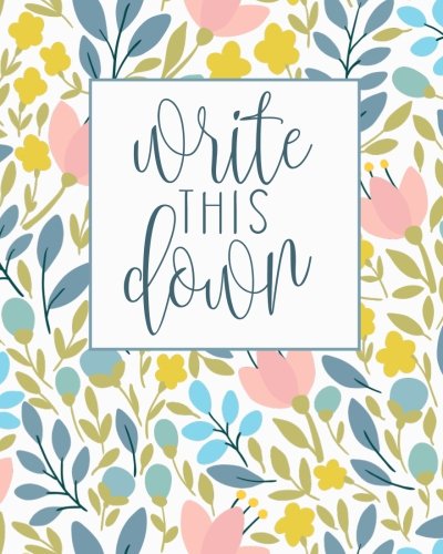 Amazon.com: Write This Down: A Journal For List Making And Creativity ...