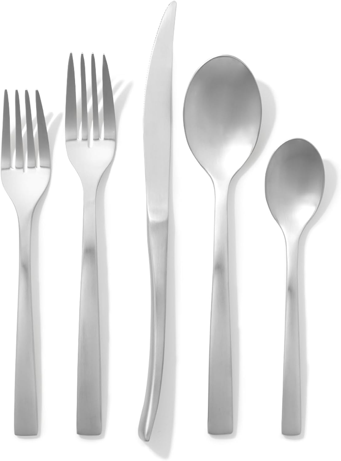Amazon.com | Public Goods 18/10 Stainless Steel Forged Flatware Set ...