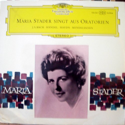 unknown author - Maria Stader -Singt Aus Oratorien -JS Bach, Handel ...