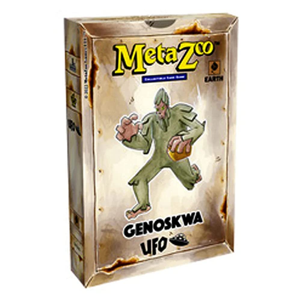Amazon.com: MetaZoo TCG - UFO 1st Edition Theme Deck: Genoskwa, Grey ...