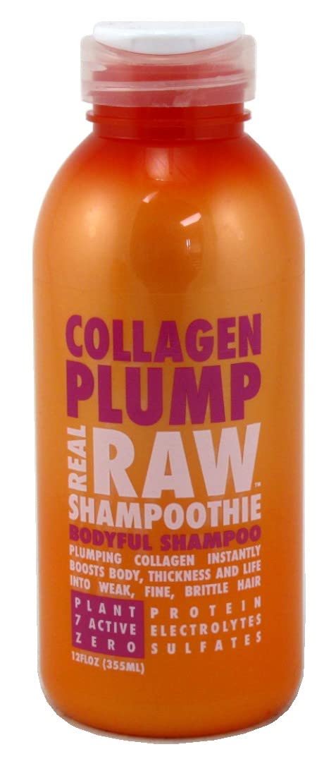Amazon.com : Real Raw Shampoo Collagen Plump Bodyful 12 Ounce (354ml ...