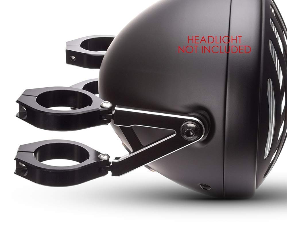 Custom Motorcycle Headlight Mount Universal Motorcycle Headlamp Cafe