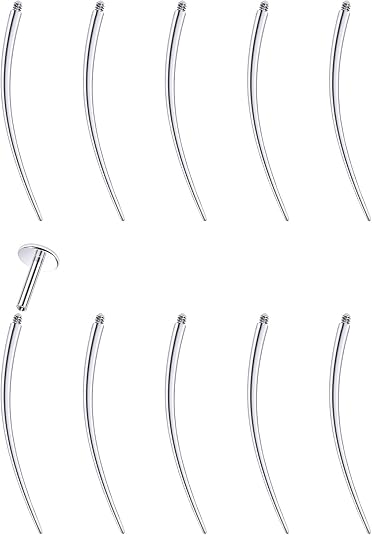 Amazon.com: Lsnevsie 16G Piercing Taper Insertion Pin for Internally ...