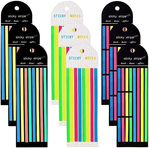 Amazon.com : Mesen 1920Pcs Highlighter Tape, Morandi Neon Clear Book ...