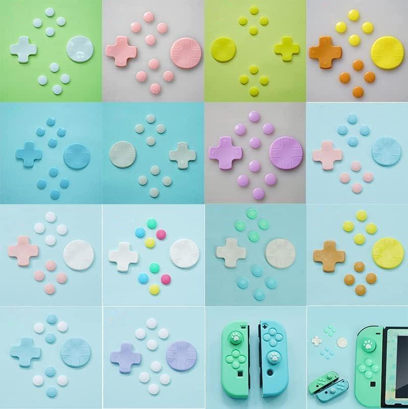 Amazon.com: ABXY Button Sticker D-pad Move Direction Key Cross Button ...