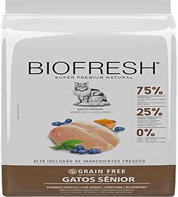 Biofresh - Gato Senior Frango - 7,5kg | Amazon.com.br