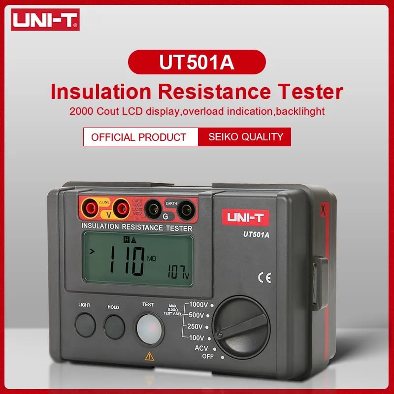 UNI-T UT500 Series Insulation Resistance Tester User Manual