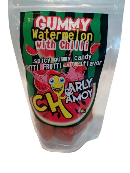 Amazon.com : CANDY CHARLY CHAMOY GUMMY WATELMELON WITH CHILLI : Grocery ...