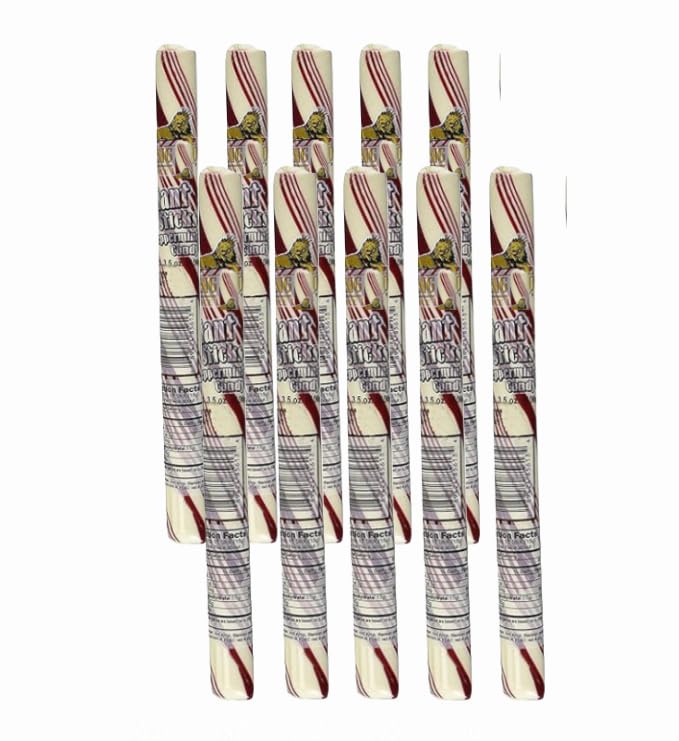 Amazon.com : ~King Leo' Giant Peppermint Stick Candy Cane (10pack ...