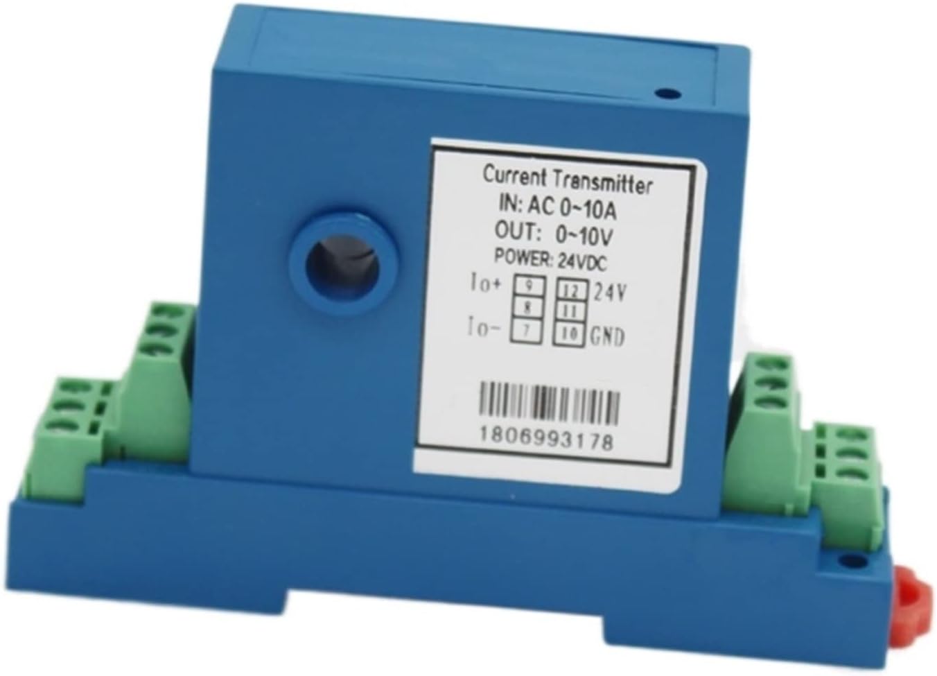 FUNTLY Current Transformer AC ampere transmitter 35mm din type AC 5A ...