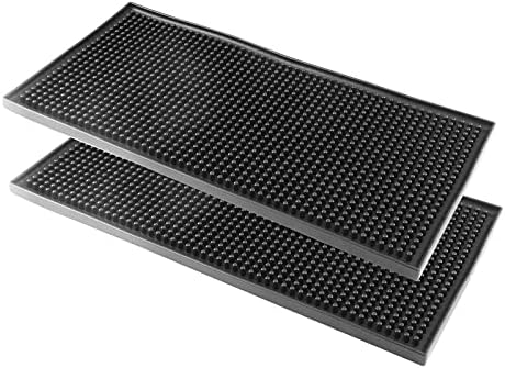 Amazon.com: Jucoan 4 Pack Bar Mat for Countertop,12" x 6" Non Slip ...