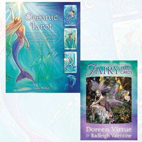 Oceanic Tarot and Fairy Tarot Cards 2 Books Bundle Collection ...