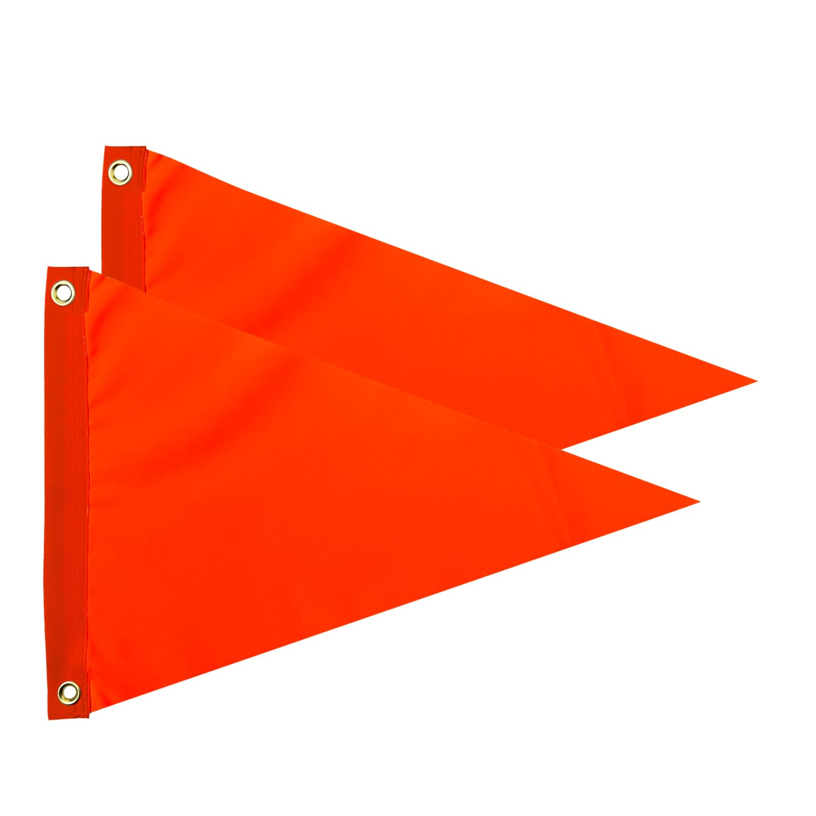 Amazon.com : AMZFLAG Orange Safety Flag Triangle 12x18 Inches 2 Pack ...