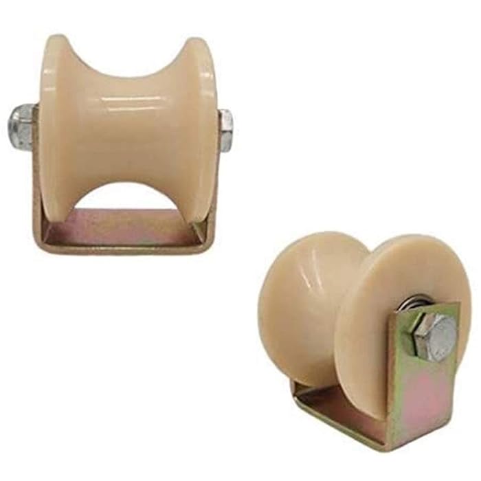 Buy 2pcs U Shaped Track Wheel Arch Groove Swivel Caster Heavy Duty ...