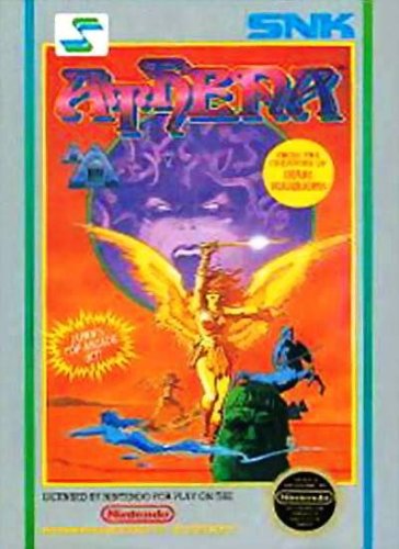 ATHENA VIDEO GAME BY SNK FOR NINTENDO NES SYSTEM (NINTENDO NES 8-BIT ...