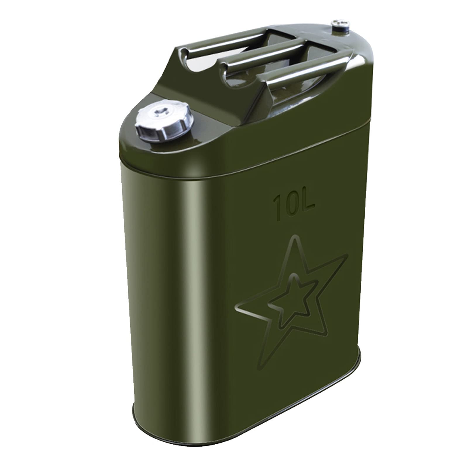 Buy Petrol Jerry Can Metal Thickened Replacement Fuel Tank with Spout ...
