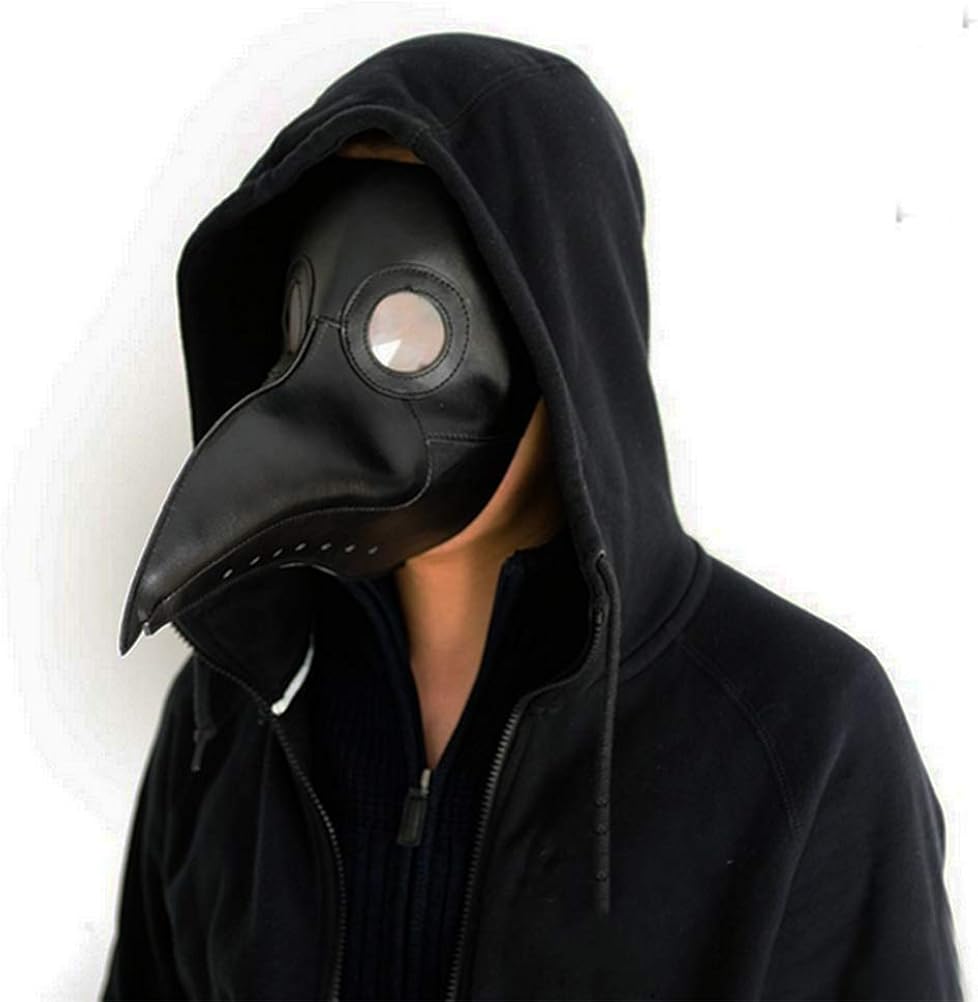 Buy Gmasking Plague Doctor Mask Birds Long Nose Beak Steampunk ...