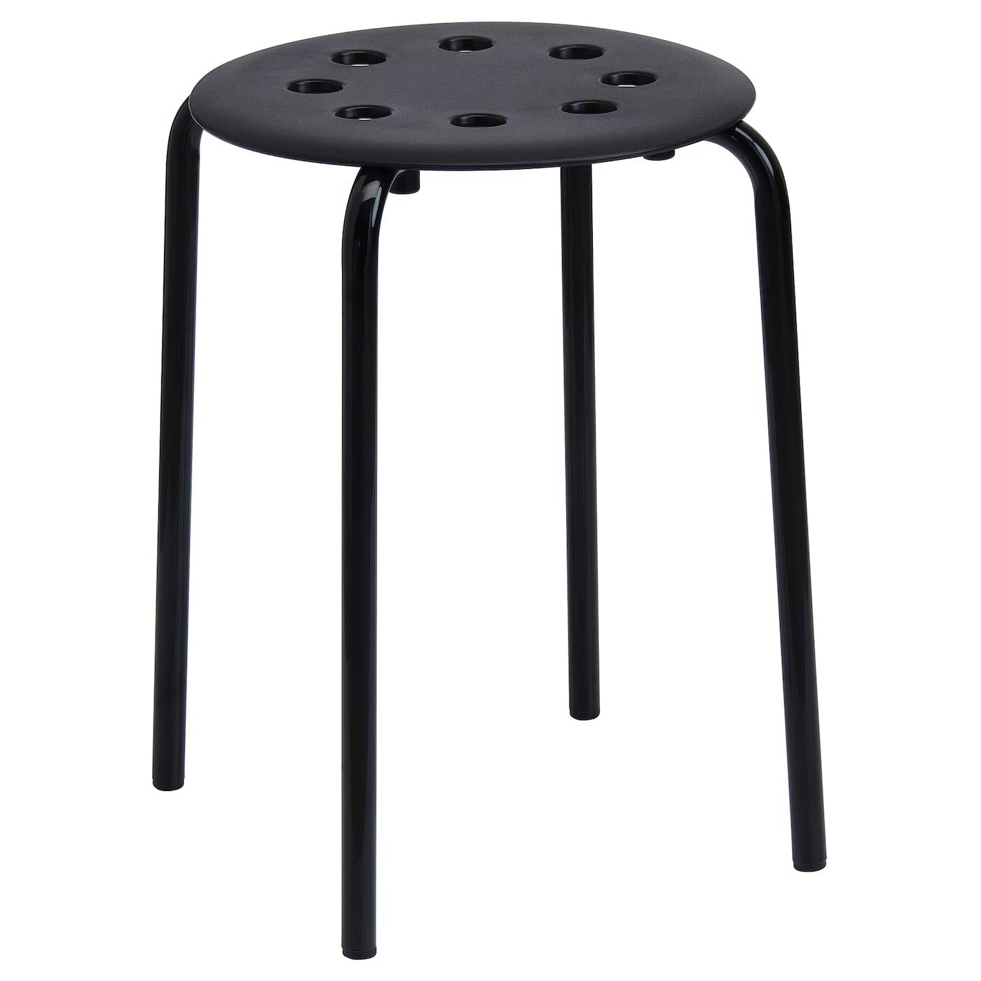 Ikea MARIUS - Stool, black : Amazon.co.uk: Home & Kitchen