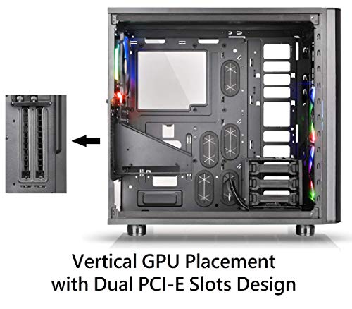 Thermaltake View 31 RGB Dual Tempered Glass SPCC ATX Mid Tower Gaming ...