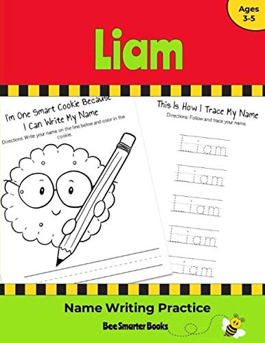 Liam Name Writing Practice: Personalized Name Writing Activities for ...