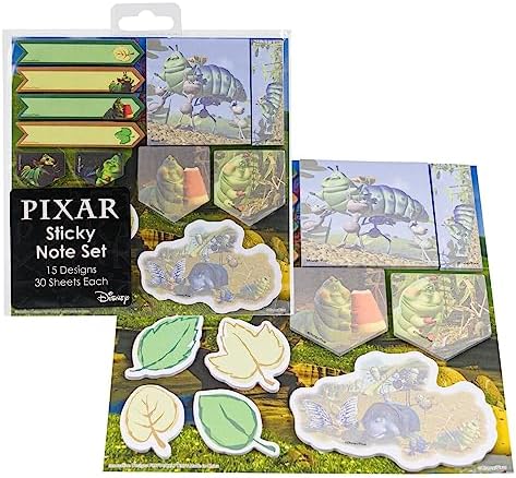 Amazon.com : A Bug's Life Notepad Sticky Note Tabs Set for Kids - 15 ...