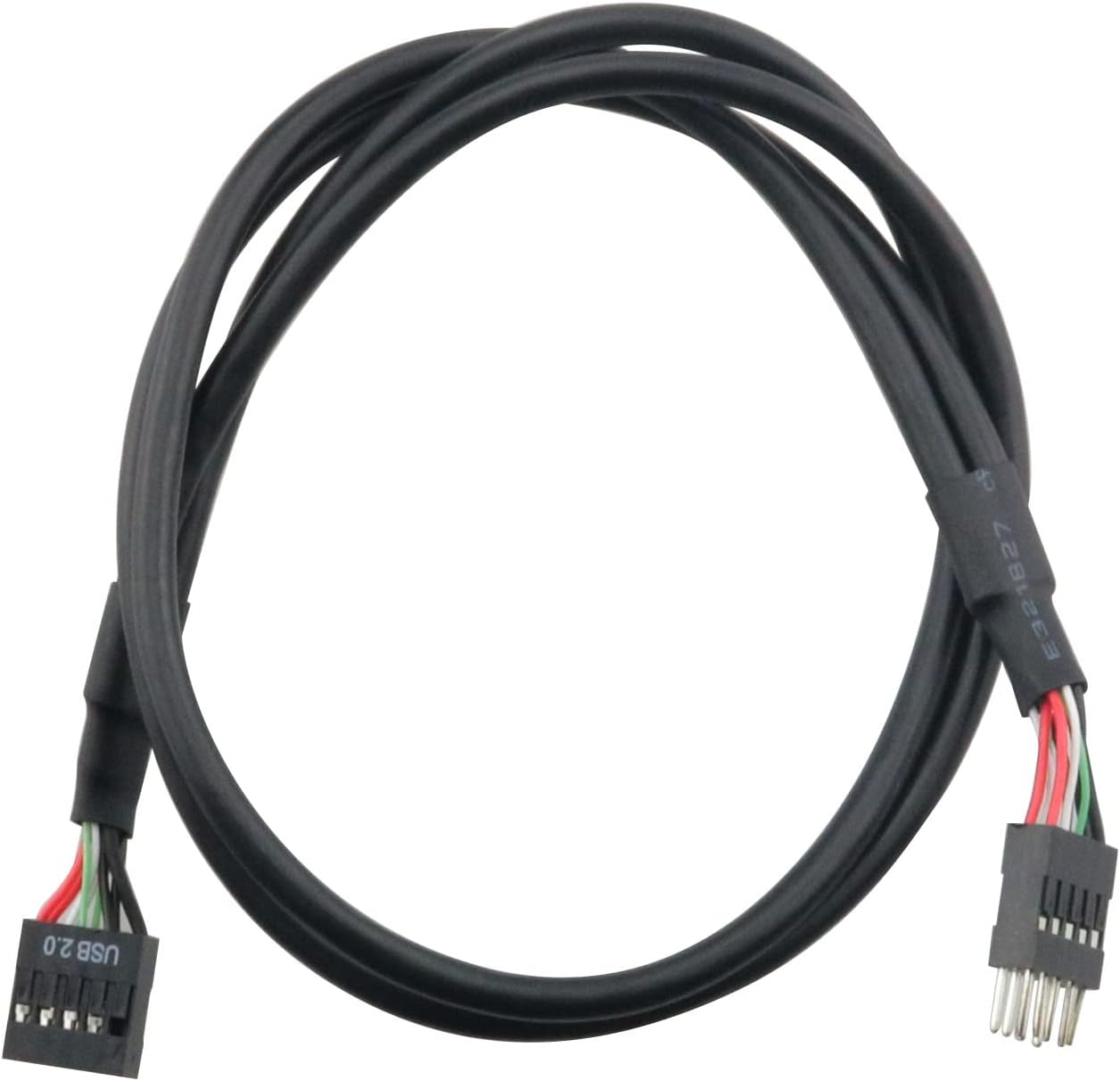 Amazon.com: YHXiXi Black USB 2.0 9-pin Male to 9-pin Female Adapter ...