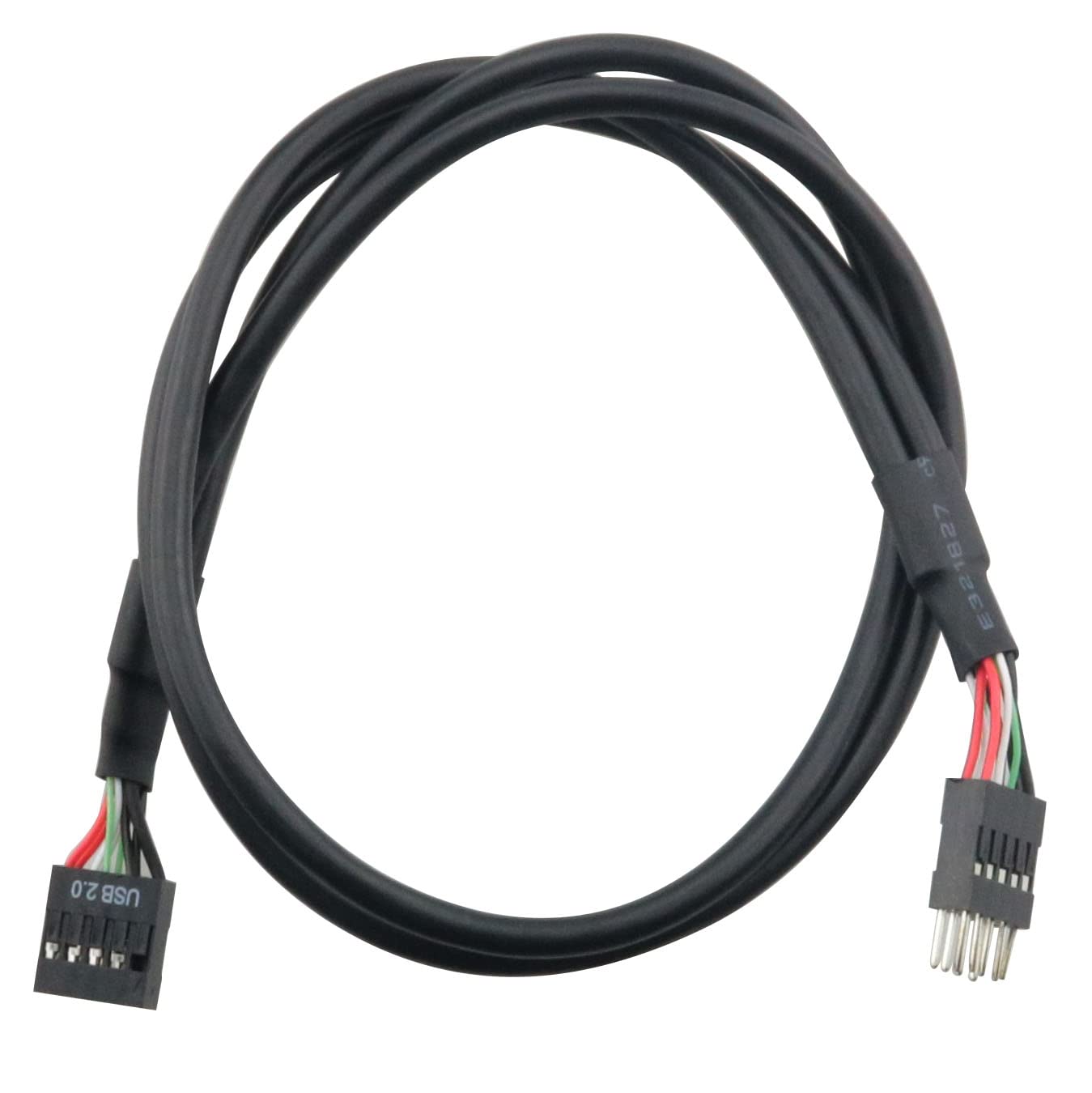 YHXiXi Black USB 2.0 9-pin Male to 9-pin Female Adapter Cable 515mm ...