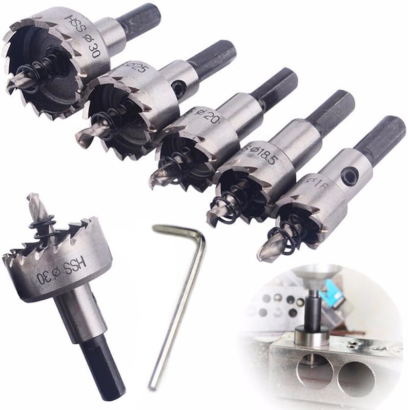 10pcs 14-50mm TCT Hole Saw Drill Bit Set Carbide Tipped Hole Saw Cutter ...