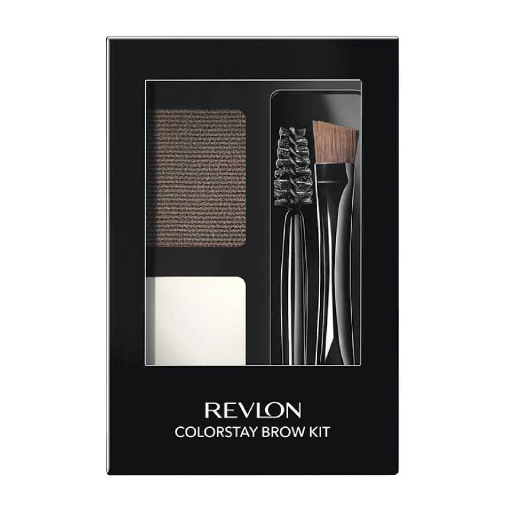 Amazon.com : Revlon ColorStay Brow Kit, 102 Dark Brown (Pack of 2 ...