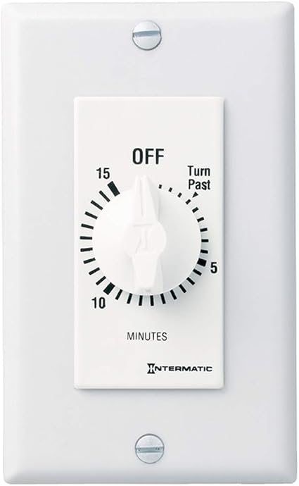 Intermatic FD15MWC Spring Wound Countdown Timer - Decorator Style ...