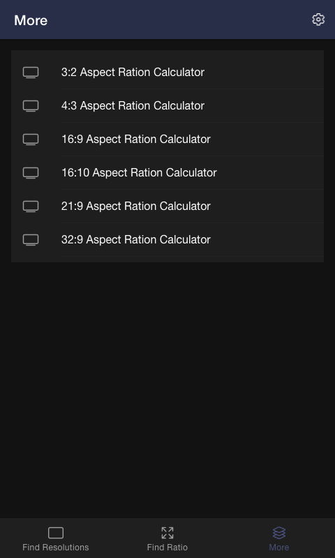 Aspect Ratio Calculator - App on Amazon Appstore