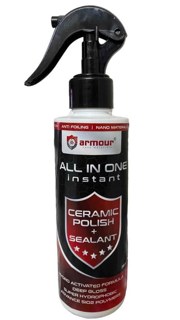 Armour All in One Ceramic Polish for Car & Bike - SiO2 Hydrophobic ...