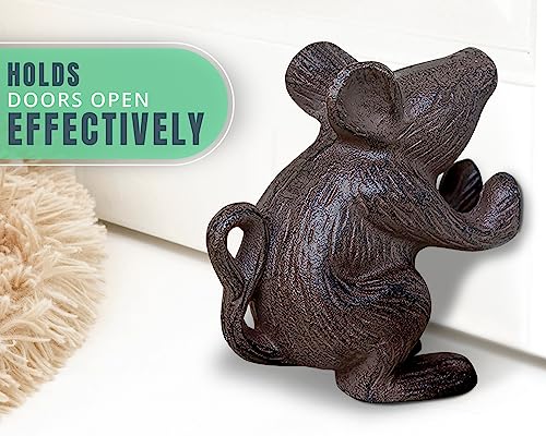 Snapklik.com : Cast Iron Mouse Door Stop By Comfify- Decorative Vintage ...