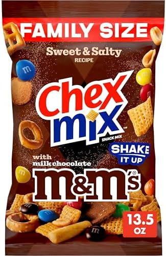 Amazon.com : Chex Mix Sweet and Salty Recipe Snack Mix, with M&Ms Milk ...