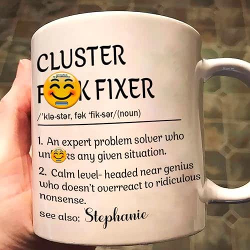 Amazon.com: Cluster Fixer Coffee Mug, An Expert Problem Solver ...
