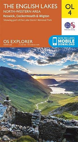 Lake District OS Explorer map OL4 The English Lakes - North Western ...