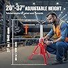 Amazon.com: VEVOR Heavy-Duty Pipe Stand Adjustable Folding Pipe Jack ...