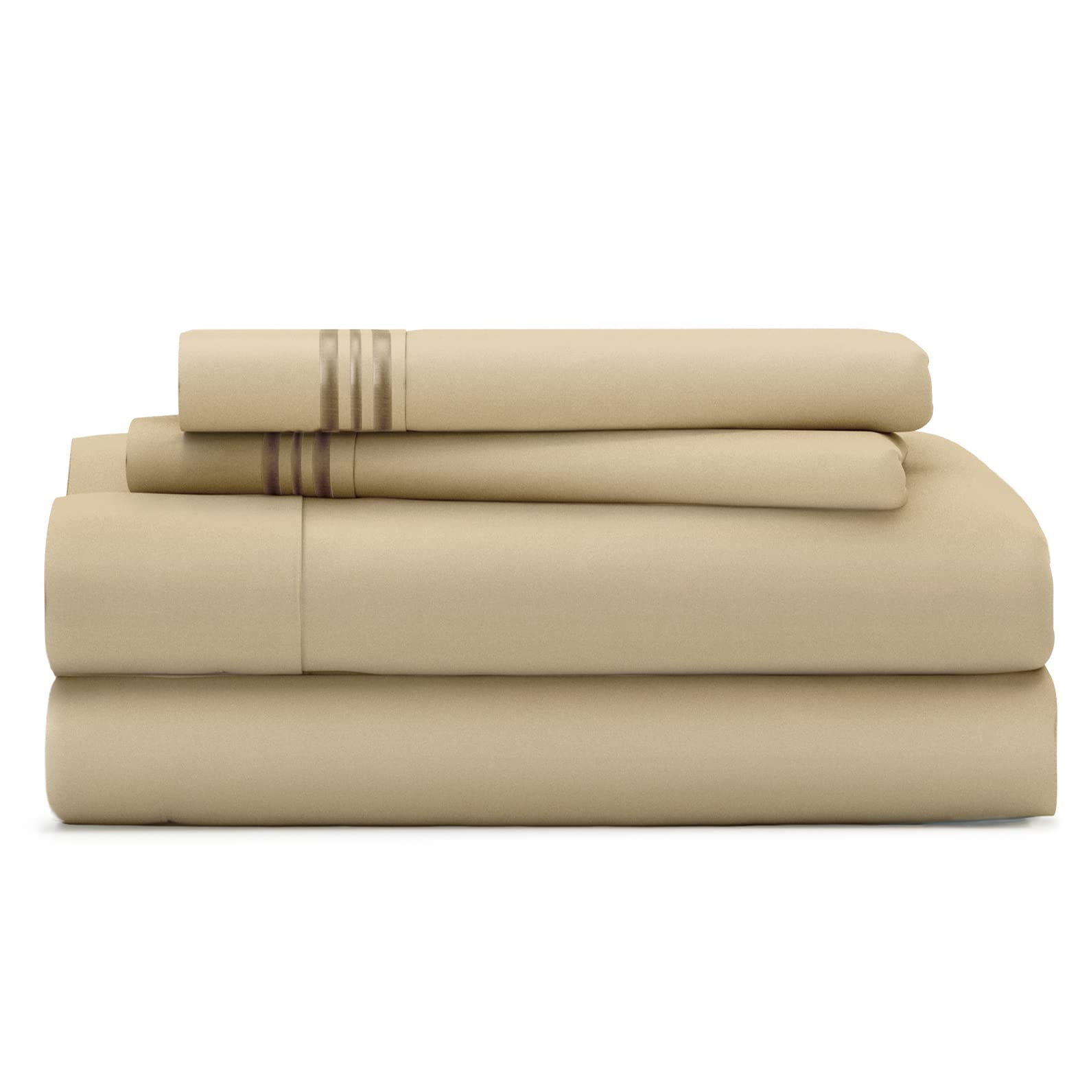Amazon.com: Cosy House Collection Everyday 1500 Series Bed Sheet Set ...