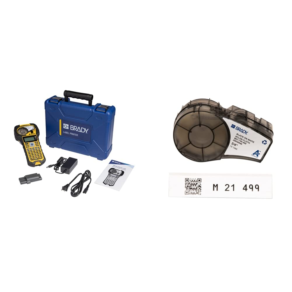 Amazon.com: Brady M210 Portable Label Printer Kit (M210-KIT) and Brady ...