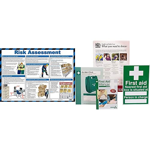 Safety First Aid Group Risk Assessment A2 Poster Laminated Hse ...