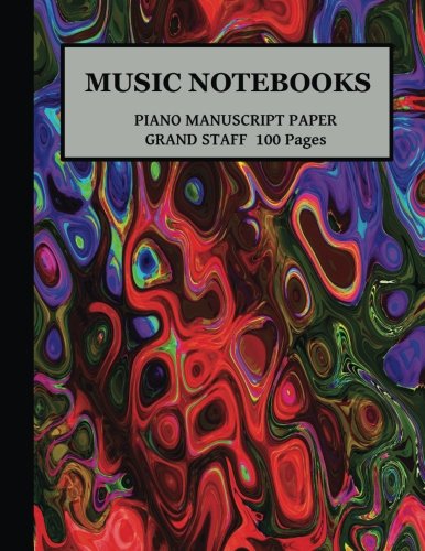 Amazon.com: Piano Manuscript Paper/Blank Sheet Music: Grand Staff 100 ...