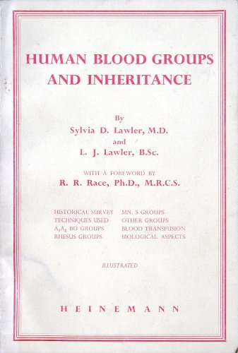 Human Blood Groups and Inheritance: Sylvia D Lawler: Amazon.com: Books