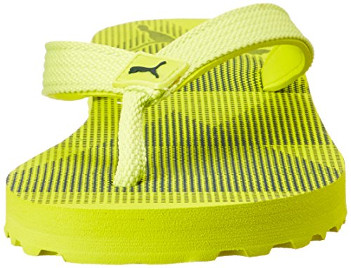 Puma Unisex Insta IDP Nrgy Yellow-Blue Depths Flip Flops Thong Sandals ...