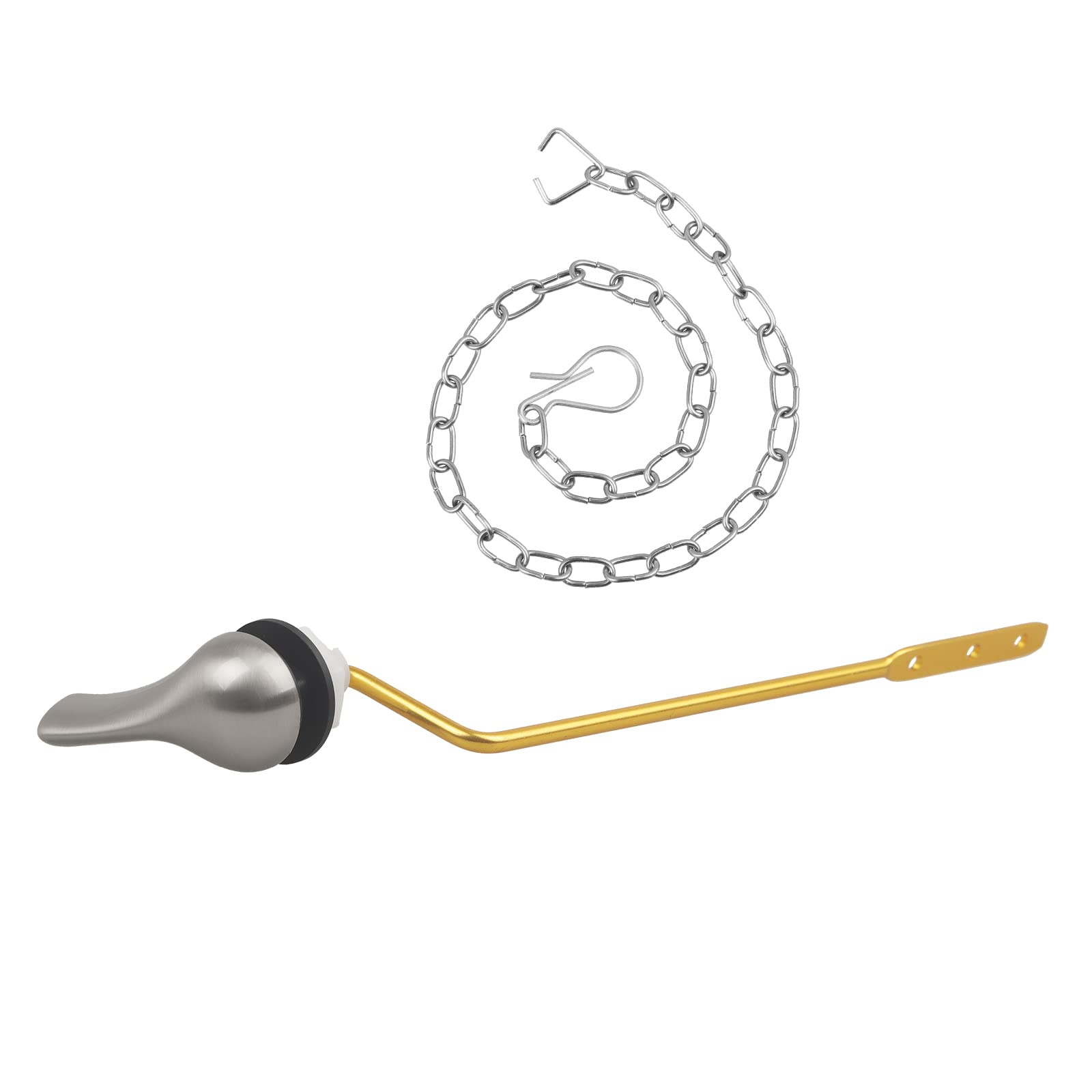 Jwodo Toilet Handle Replacement Kit, Side Mount Toilet Trip Levers with ...